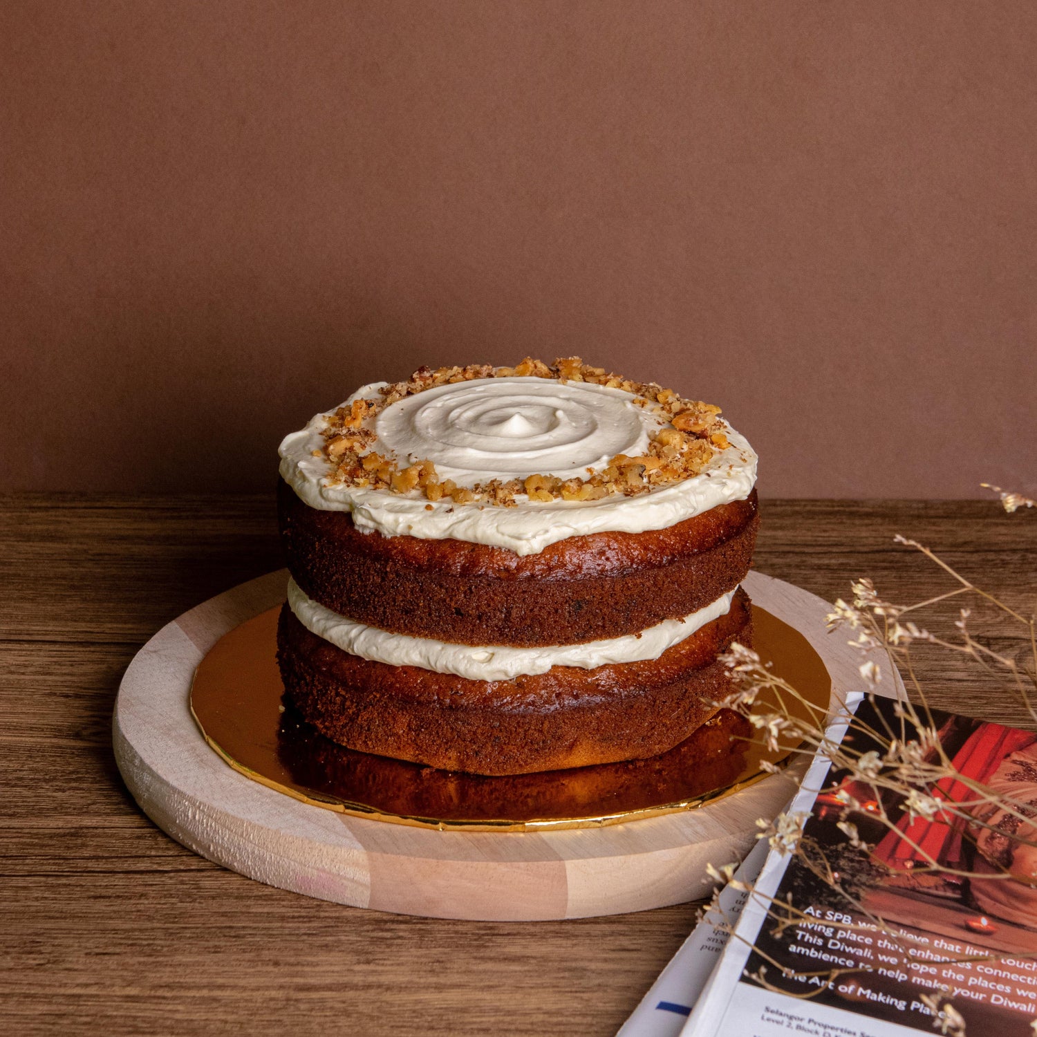 Kek Coklat Moist | Salted Caramel Drizzle Cake | Online Delivery KL/PJ