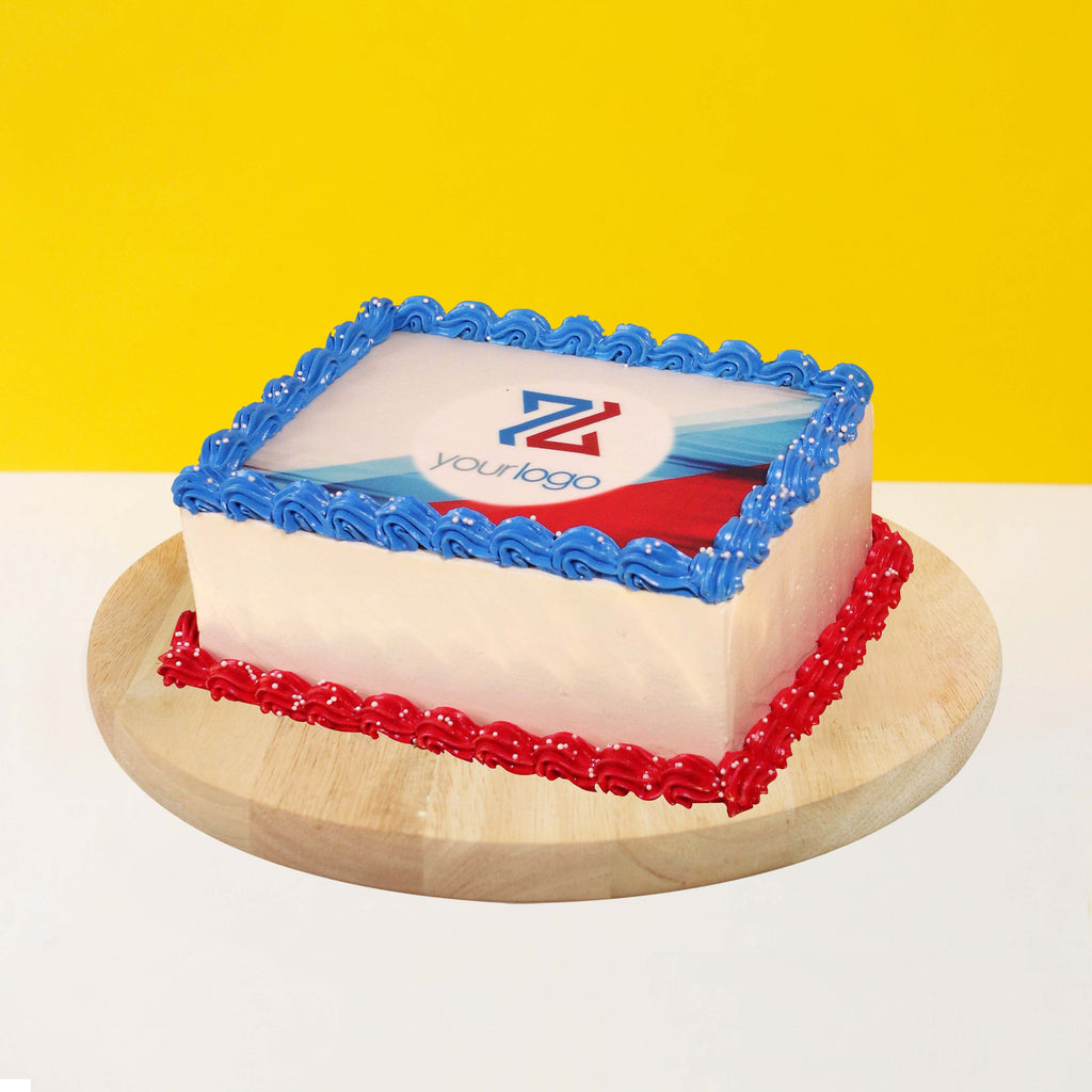Corporate Logo Edible Print Image Cake | Online Cake Delivery KL/PJ