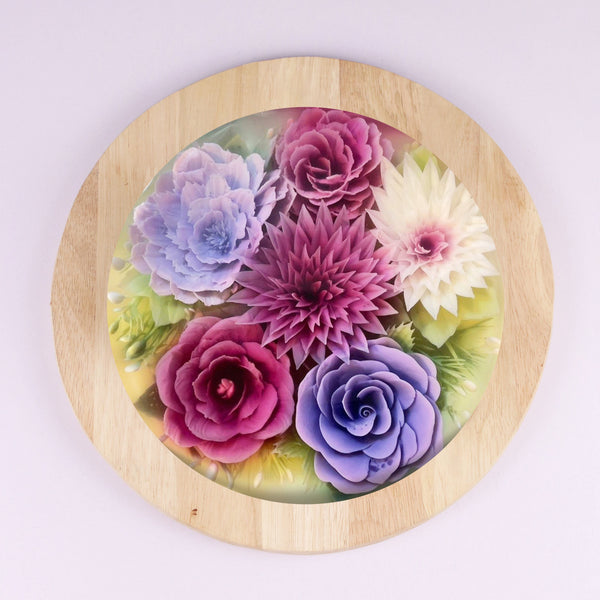Assorted Flower Jelly Cake 8" | Jelly Cake | Online Jelly Cake Delivery KL