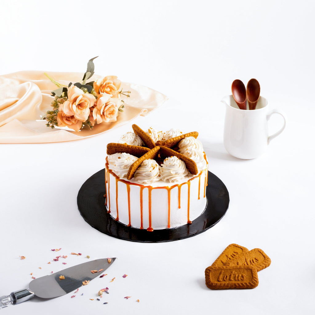 Speculoos Biscuit Drip Cake | Online Birthday Cake Delivery JB Johor