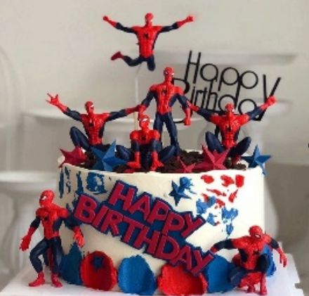 Spiderman Cake 8x4 inch