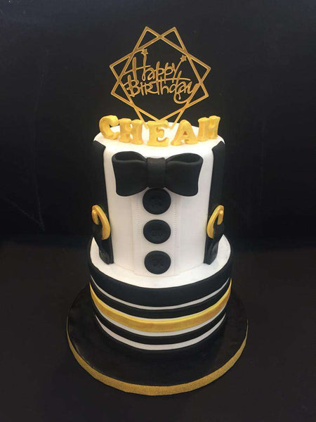2 tiers Suit Cake