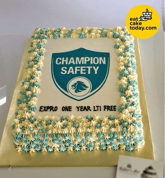 Champion safety cake (Customized) | Eat Cake Today | Delivery KL/PJ