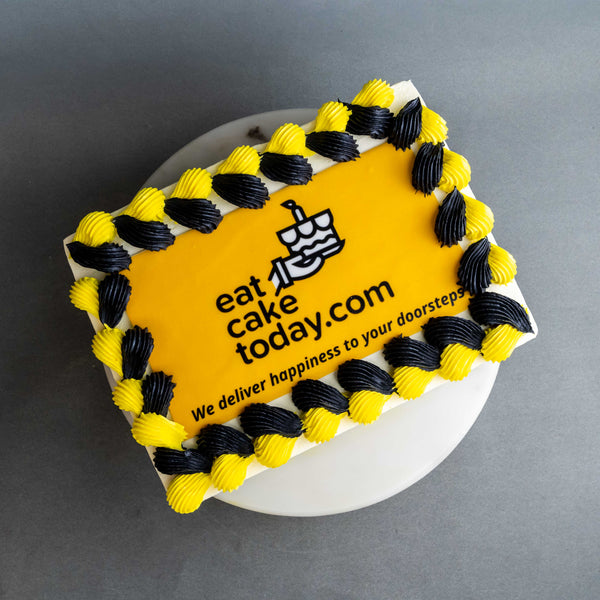 Corporate Logo Edible Print Image Cake | Online Cake Delivery KL/PJ