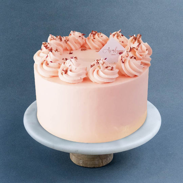 Lychee Rose Cake 6" | Eat Cake Today | Birthday Cake Delivery Penang
