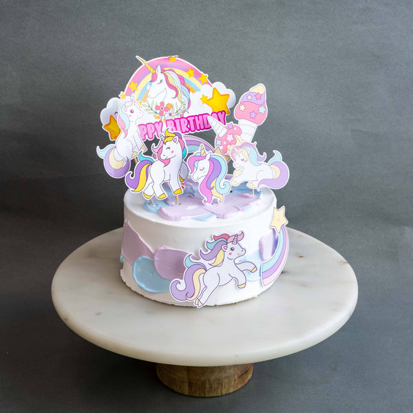 Magical Unicorn Cake 6" | Online Birthday Cake Delivery KL/PJ Malaysia