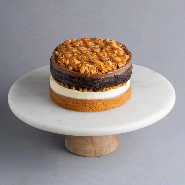 Kek Coklat Moist | Mix Salted Caramel Cake