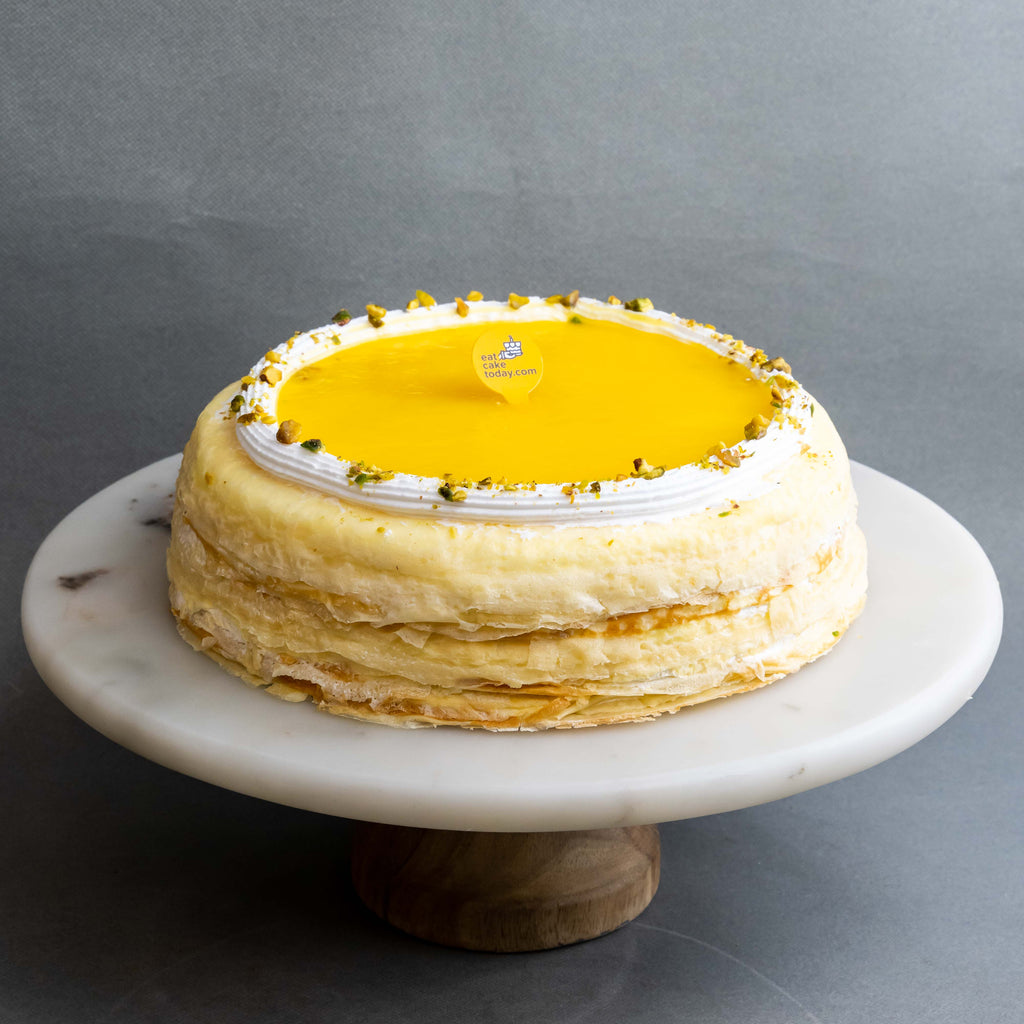 Tropical Mango Mille Crepe Cake | Online Crepe Cake Delivery KL/PJ MY