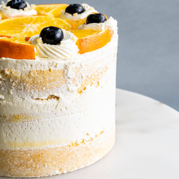 Valencia Orange Cake | Vegan Birthday Cake Delivery KL/PJ Malaysia