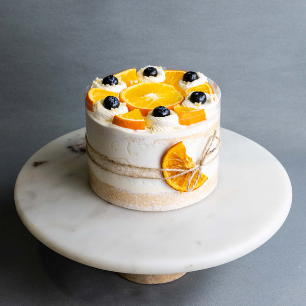 Valencia Orange Cake | Vegan Birthday Cake Delivery KL/PJ Malaysia